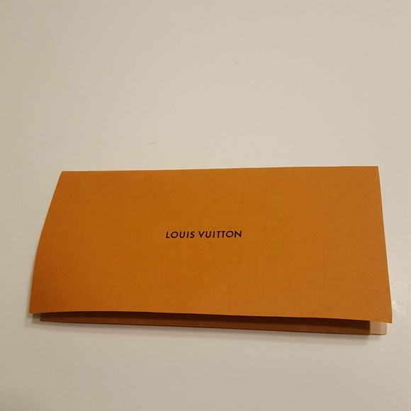 Louis Vuitton | Accessories | Louis Vuitton Receipt Holder Gold ...